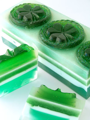 Lucky Shamrock Soap Reveal - Soap Queen