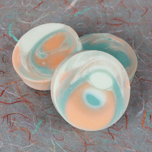 Circle Swirled Soap in Column Mold - Soap Queen