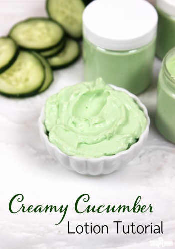 Easy Creamy Cucumber Lotion DIY - Soap Queen