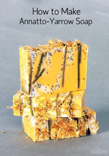 Annatto-Yarrow Soap with Embeds on Soap Queen TV - Soap Queen